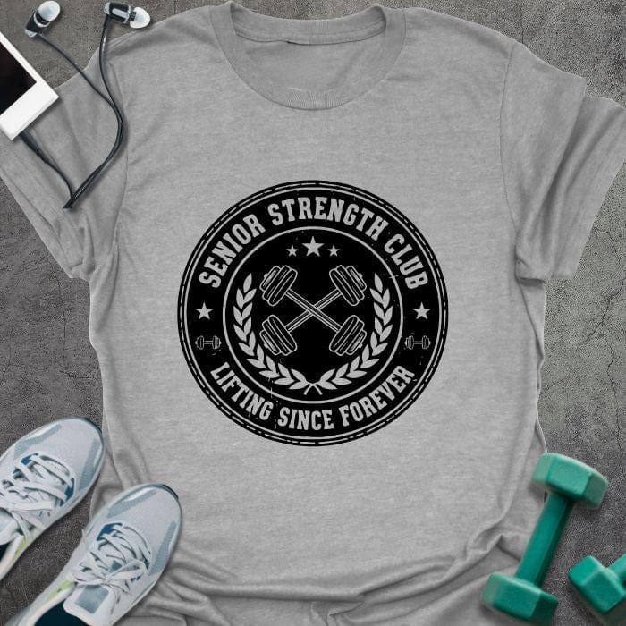 Senior Strength T-Shirt – Gym Time Fits